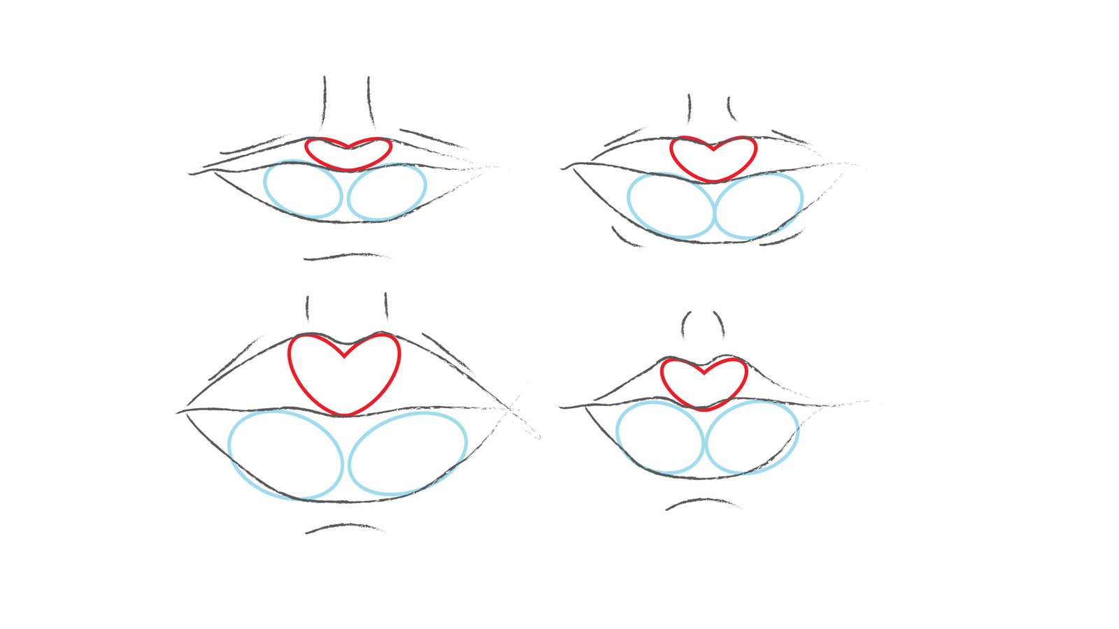 Lesson 14 I Drawing the mouth - Lillian Gray - Art School