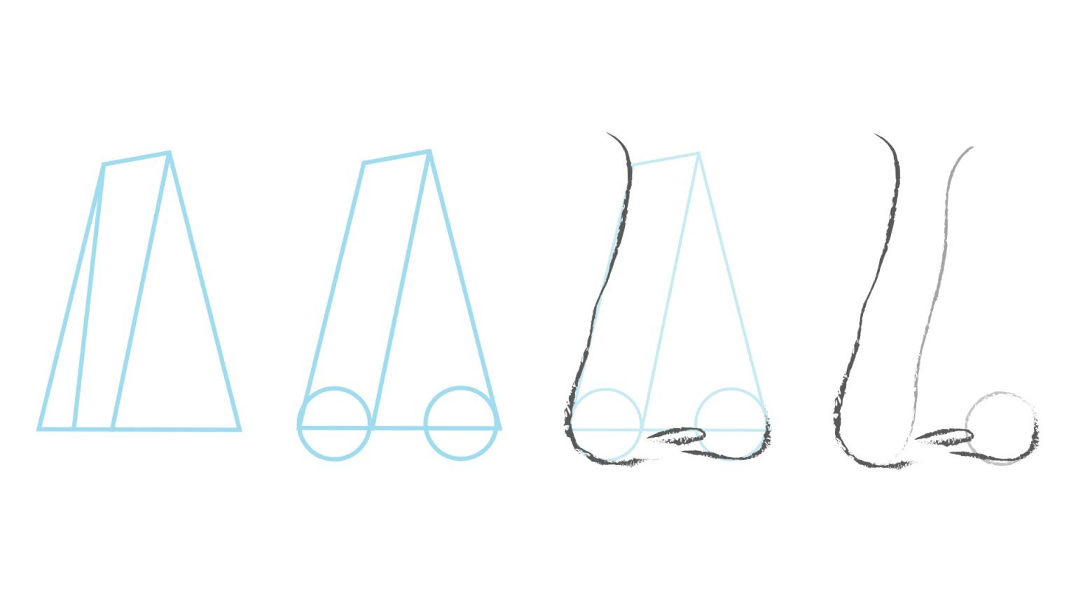 Lesson 13 I How to Draw a Nose - Lillian Gray - Art School