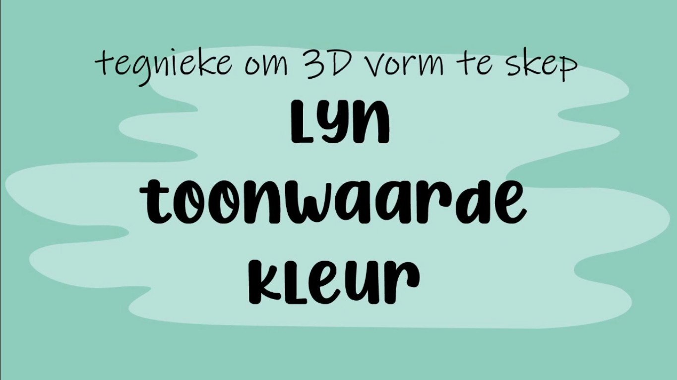 7 Elemente van Kuns: 3D Vorms - Lillian Gray - Art School