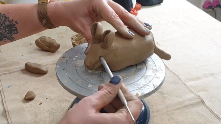 Creating an Armadillo out of air-dry clay in 10 quick and easy steps ...