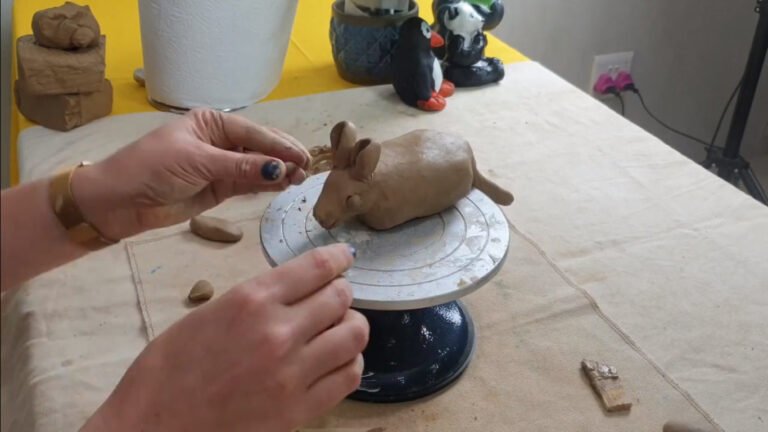 Creating an Armadillo out of air-dry clay in 10 quick and easy steps ...