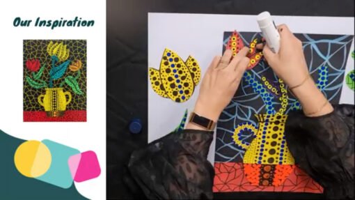 Yayoi Kusama-inspired flower collage in 5 steps with Lillian Gray ...