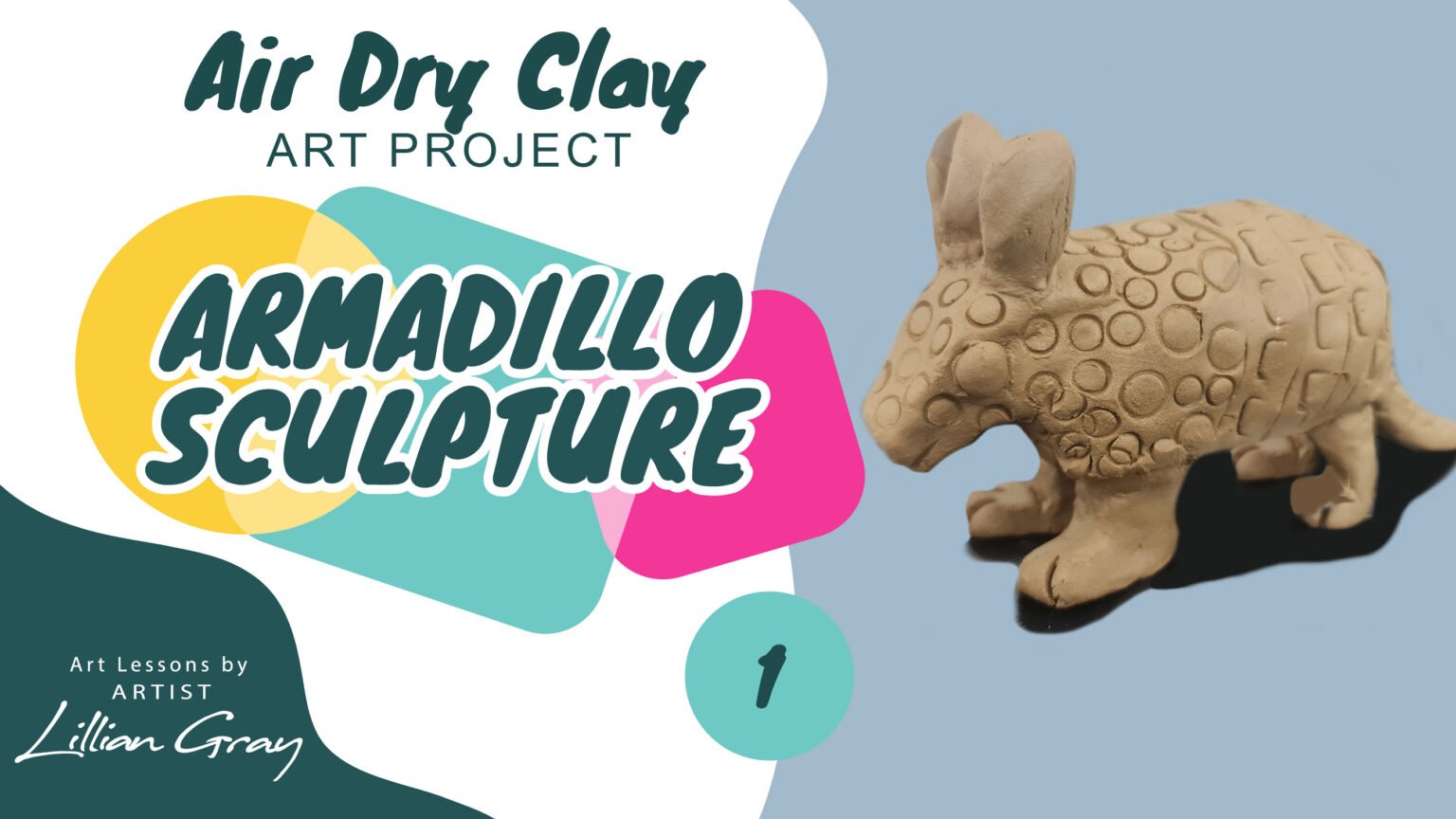 Creating an Armadillo out of air-dry clay in 10 quick and easy steps ...