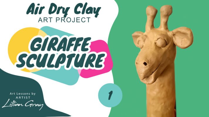 Make a contemporary Giraffe air-dry clay sculpture in 12 easy steps ...