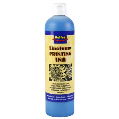 Blue - Rolfes Lino Printing Paint/Ink -500ml bottle - Lillian Gray ...