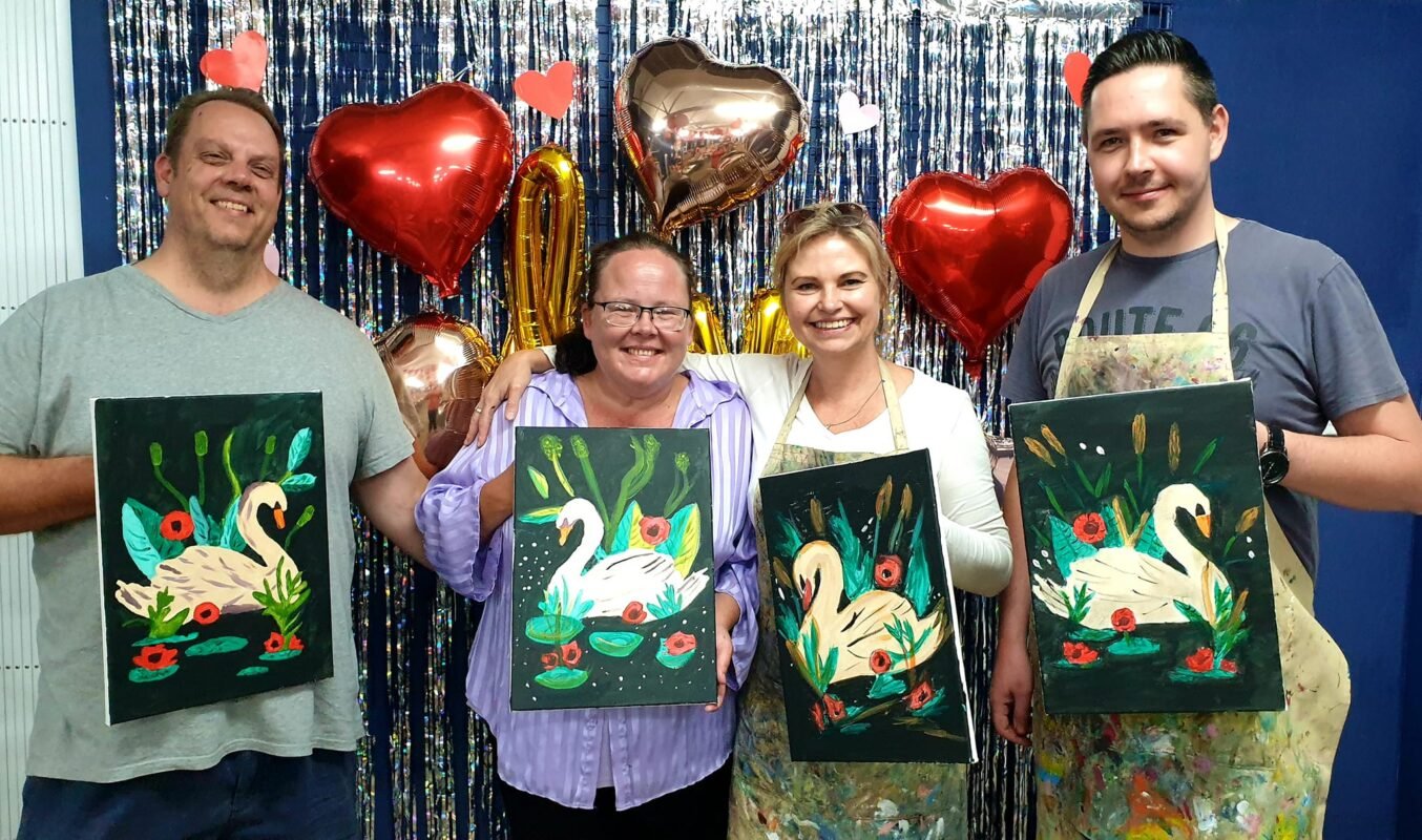 Valentine's Day Couple Paint Night Friday Night