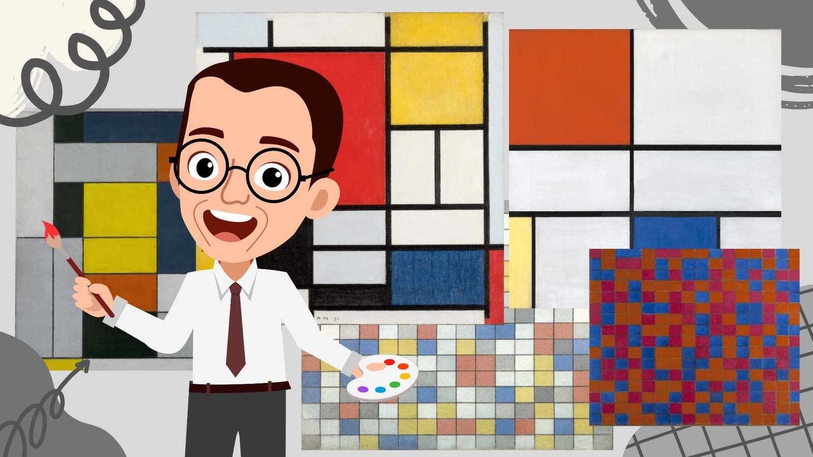 Artist Piet Mondrian - Modern Art Explained by Lillian Gray - Lillian ...