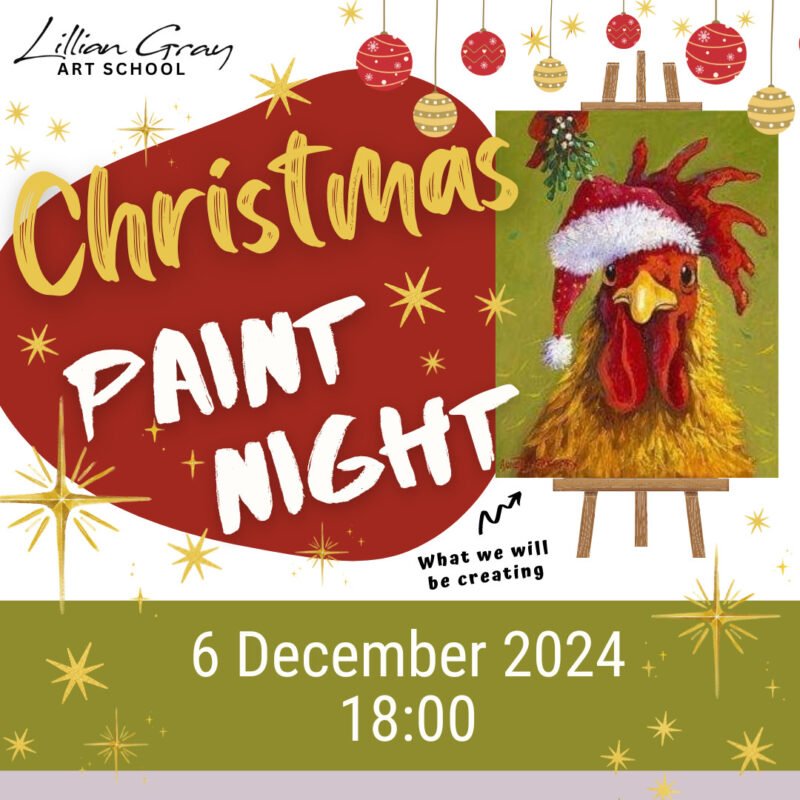 Join our Christmas Paint Night 6 December 2024!