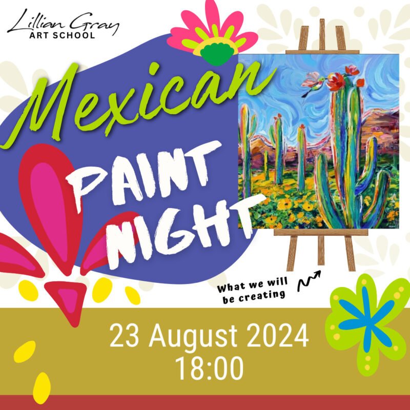 Join our Mexican Paint Night Event on 23 August 2024!